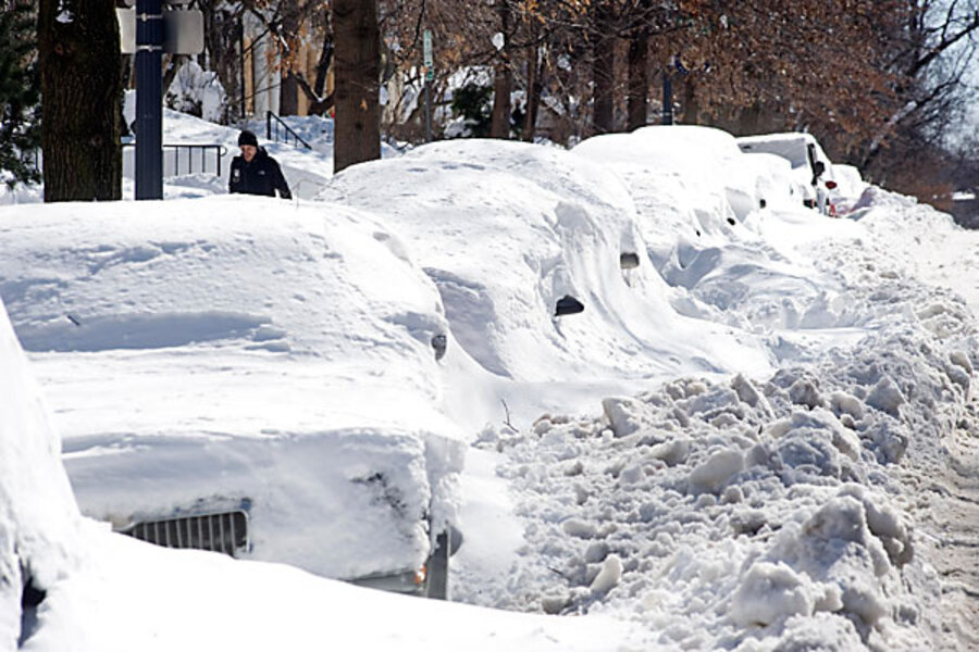 Behind mid-Atlantic snowstorms: a rare weather pattern - CSMonitor.com