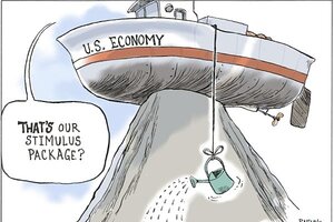Cartoon – New Economic Stimulus Package | HENRY KOTULA