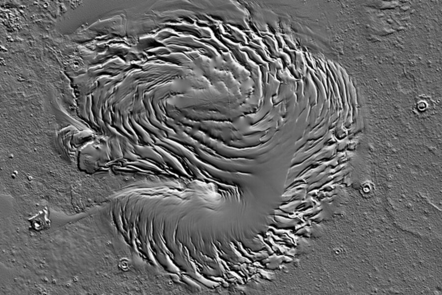 Explanation for mysterious spirals on Mars is found - CSMonitor.com