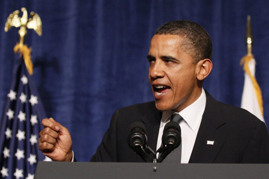 Obama chides Republicans, backs Barbara Boxer, defends changing 'don't ...