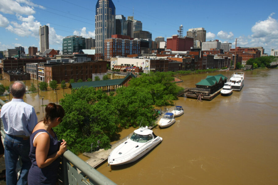 Nashville flooding causes damage to downtown area - CSMonitor.com Nashville flooding causes damage to downtown area - CSMonitor.com