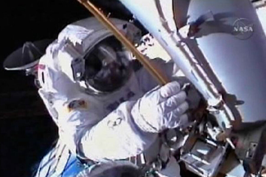 Shuttle Atlantis astronauts are on third spacewalk at International ...