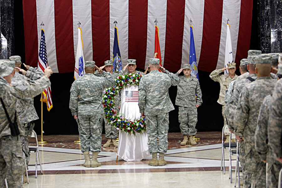 Memorial Day in Iraq: Sacrifices remembered - CSMonitor.com