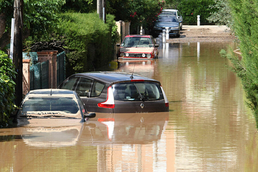 Flash floods near French Riviera leave at least 19 dead - CSMonitor.com