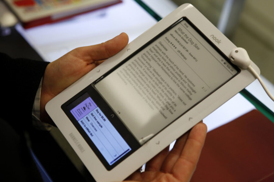 Nook, in new wi-fi form, is released by Barnes and Noble - CSMonitor.com