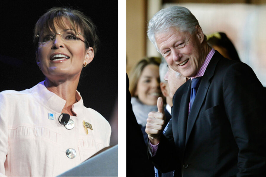 Sarah Palin and Bill Clinton face off in Georgia governor endorsements ...