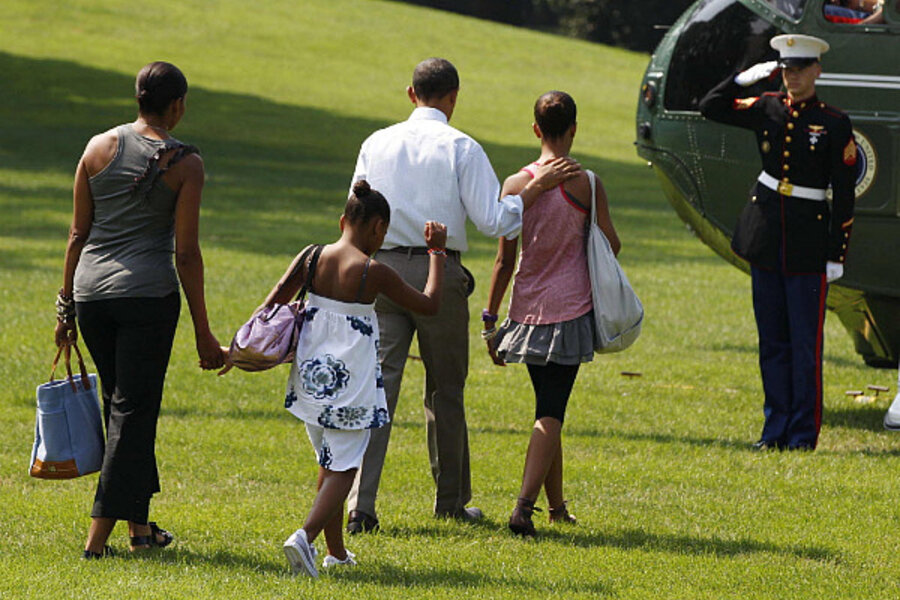 Obama's vacation: Time with the family ... and the nuclear codes ...