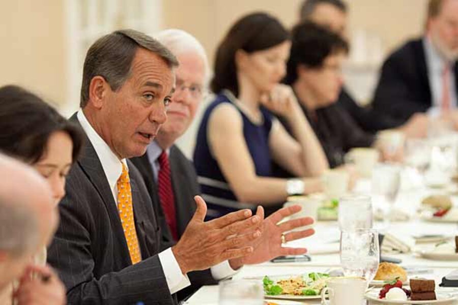 Video: GOP leader John Boehner embraces 'tea party,' carefully ...