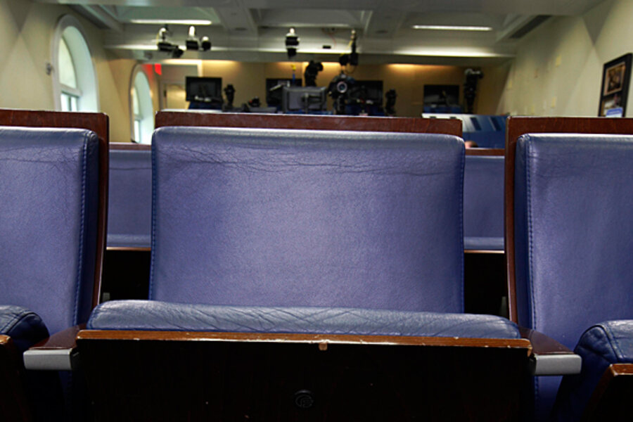 Fox News wins in White House briefing room musical chairs - CSMonitor.com