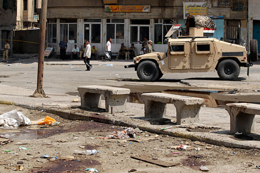 Iraq suicide bomber targets Iraqi recruits amid US troop withdrawal ...