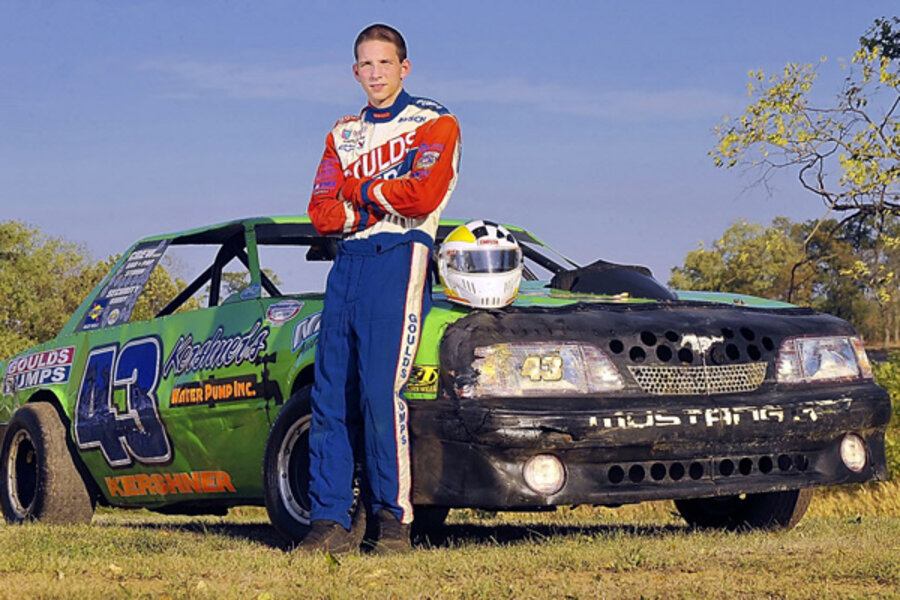 NASCAR dreams fuel teen mini stock car driver - CSMonitor.com