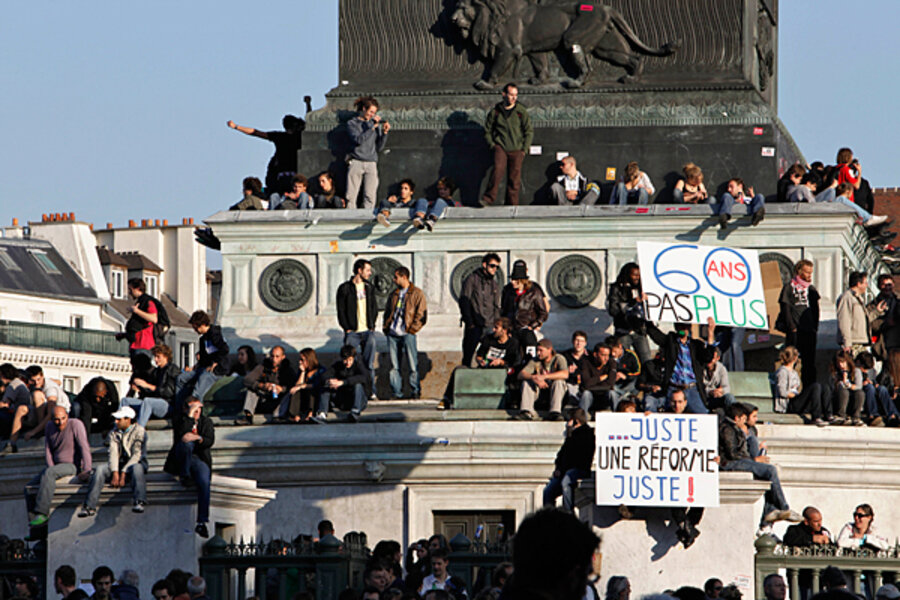 As French strikes continue, unions take aim at Sarkozy - CSMonitor.com
