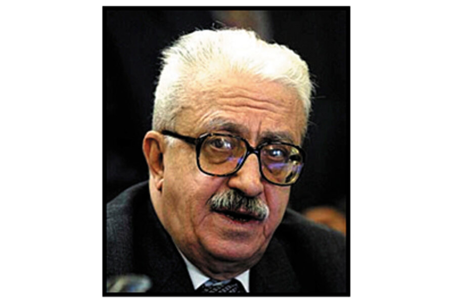 Tariq Aziz - CSMonitor.com