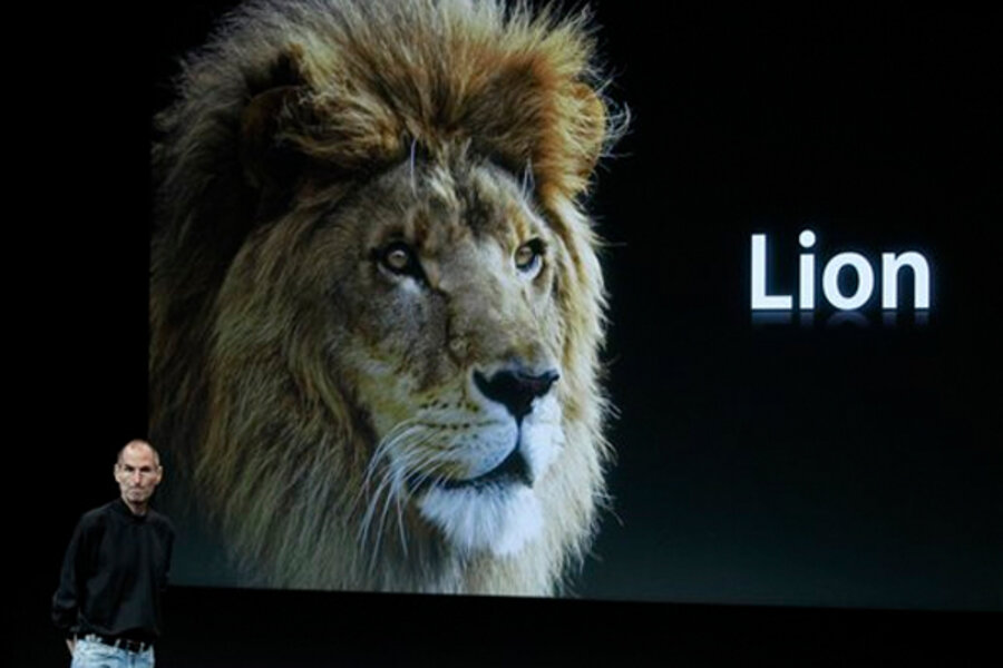 Apple: Lion OS draws inspiration from iPad - CSMonitor.com