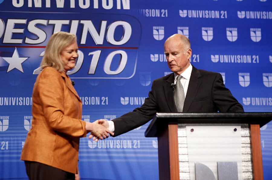Highlights from Brown, Whitman debate for California governor ...