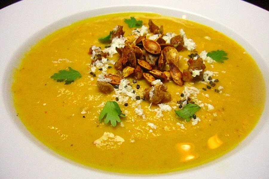 Pumpkin velouté with pimentón and chipotle - CSMonitor.com