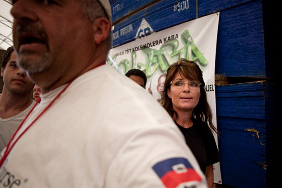 George W. Bush and Sarah Palin - CSMonitor.com