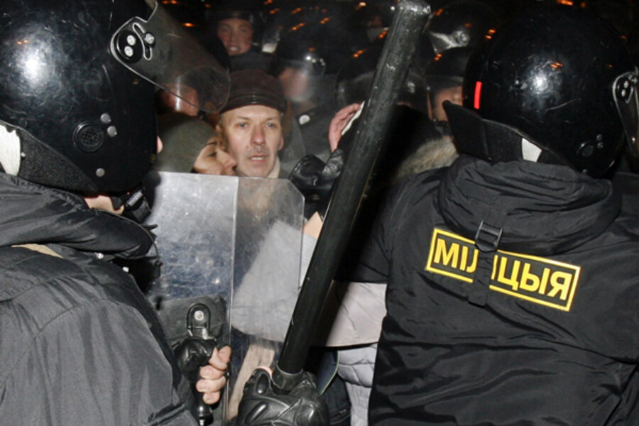 Belarus Election Ends In Protests Police Crackdown