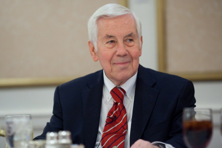 Q&A with Senator Richard Lugar - CSMonitor.com