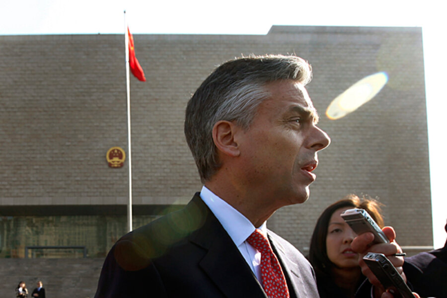 Jon Huntsman, US ambassador to China, has long stood by jailed Chinese ...
