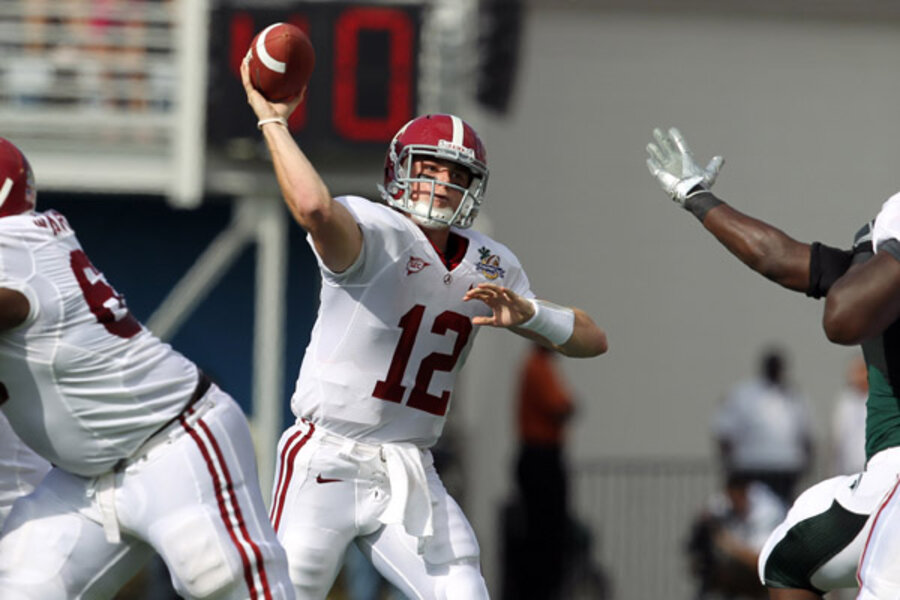 2011 NFL combine: Alabama QB Greg McElroy nearly aces Wonderlic test ...