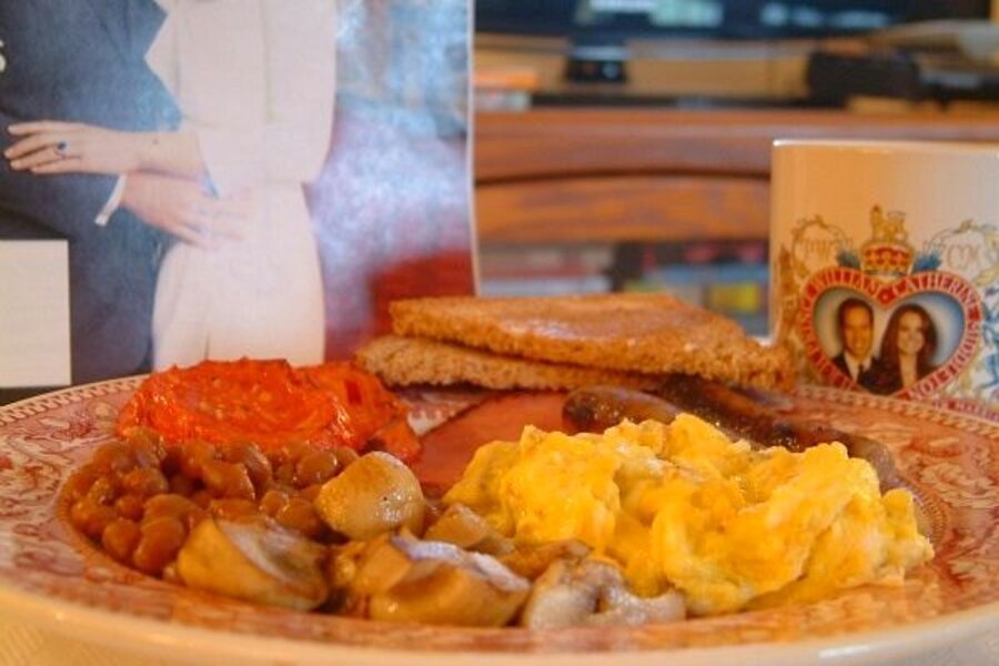 A real English breakfast for a royal wedding - CSMonitor.com