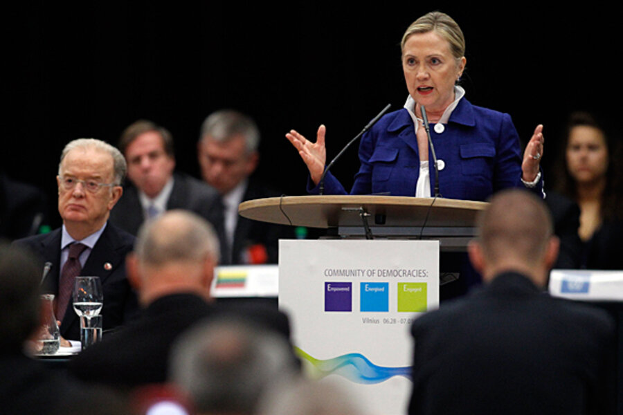 Clinton warns Syria's Assad that time is running out - CSMonitor.com