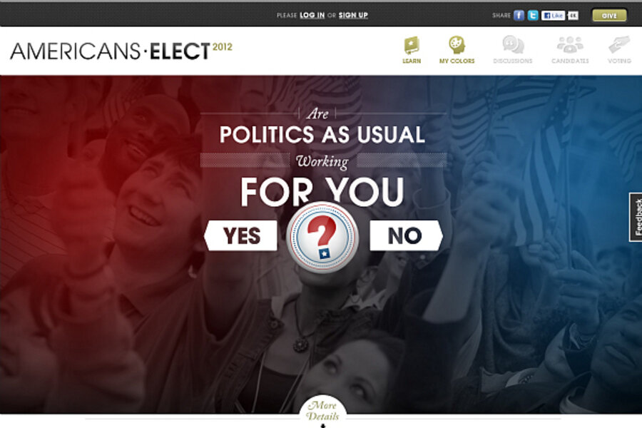 Americans Elect launches centrist third-party bid amid Washington ...