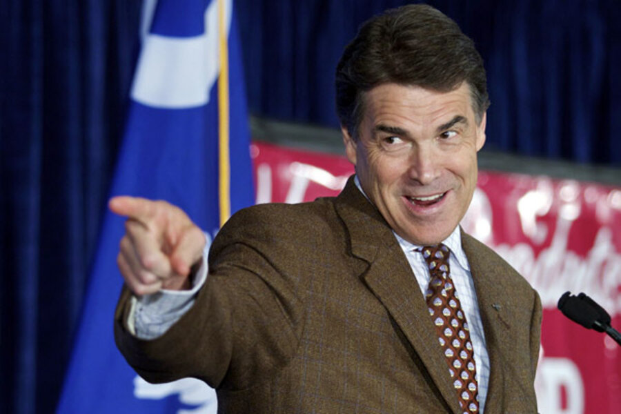 Latest poll: Is Rick Perry now a shoo-in? - CSMonitor.com