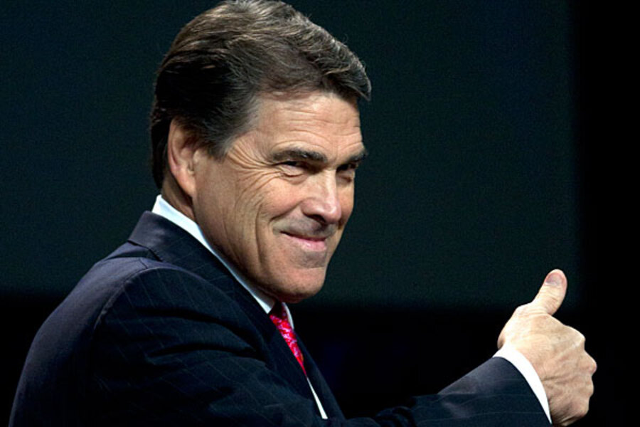 Rick Perry poll numbers give big edge over GOP field - CSMonitor.com