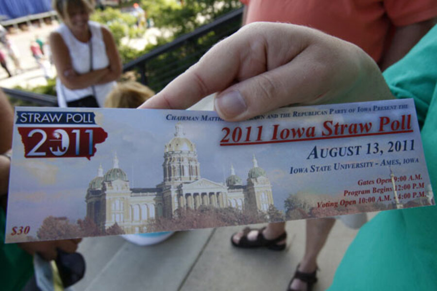 Forget about votes at the straw poll. Who had the best food ...