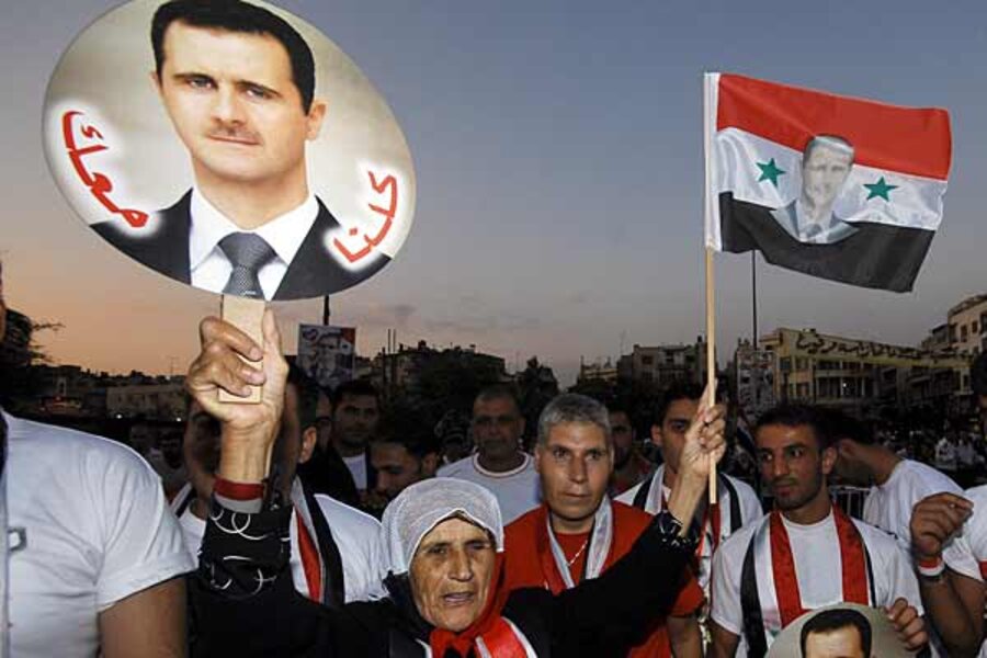 Why many Syrians still support Assad - CSMonitor.com