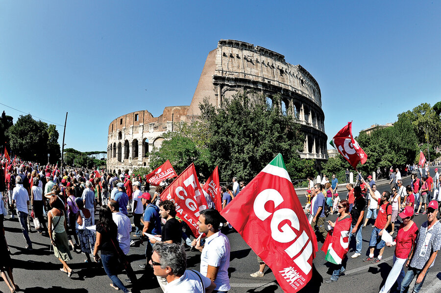 Even amid eurozone crisis, Italians chafe at deeper cuts - CSMonitor.com