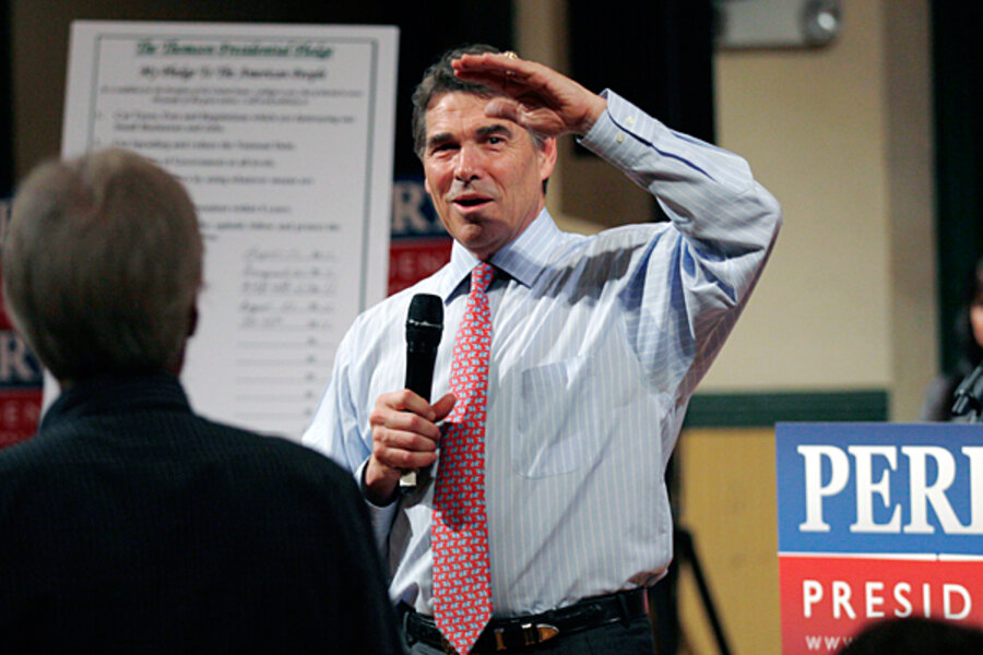 Hunting camp flap is not Rick Perry's biggest problem - CSMonitor.com