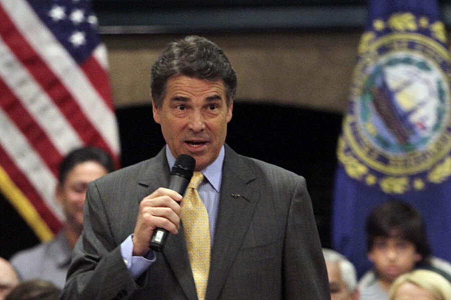 Rick Perry raises $17 million. Is that really a lot? - CSMonitor.com