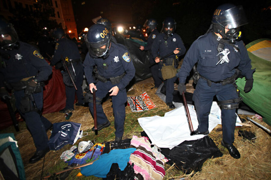 Occupy Oakland: Protesters rally around wounded veteran - CSMonitor.com