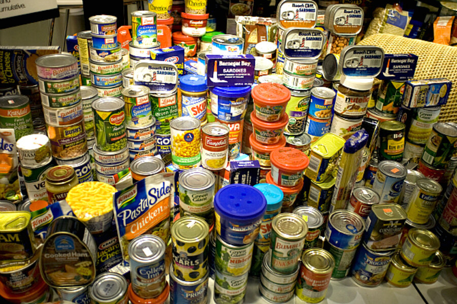 To fight hunger, donate 'Just One Can' - CSMonitor.com