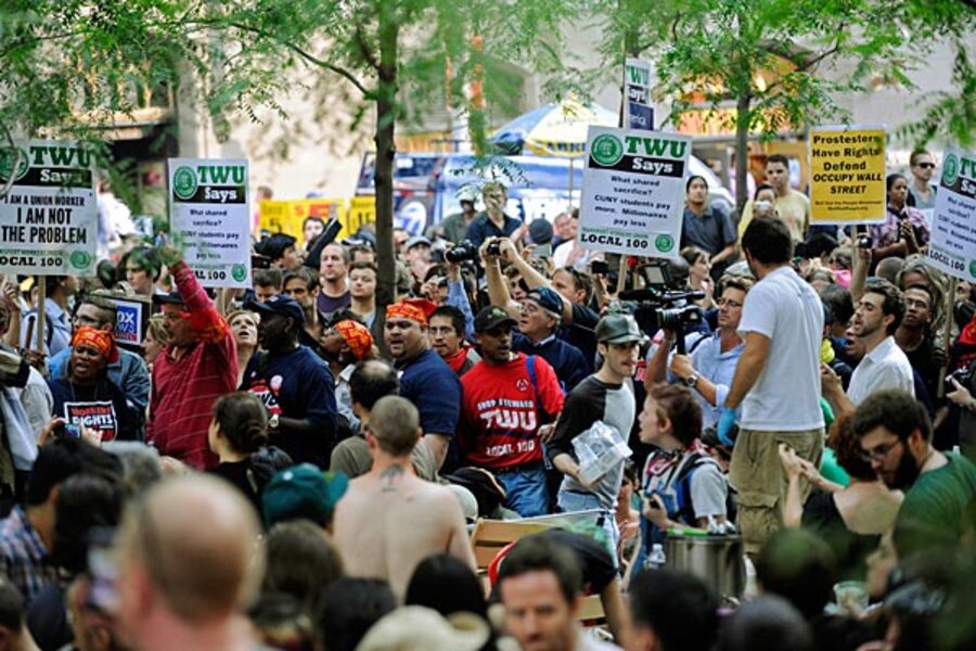 Occupy Wall Street's latest converts: the 1 percent? - CSMonitor.com