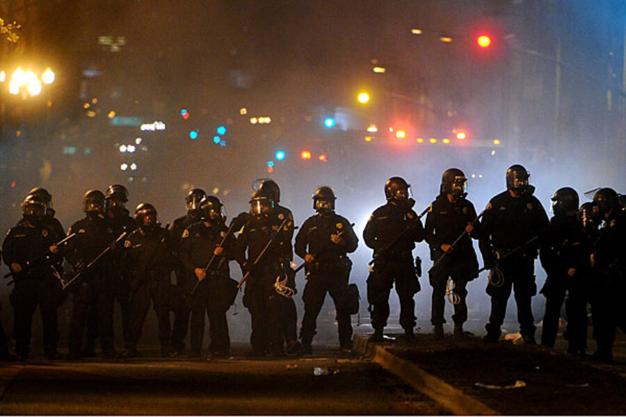 Occupy Wall Street Clash In Oakland How Should Police Handle Protests