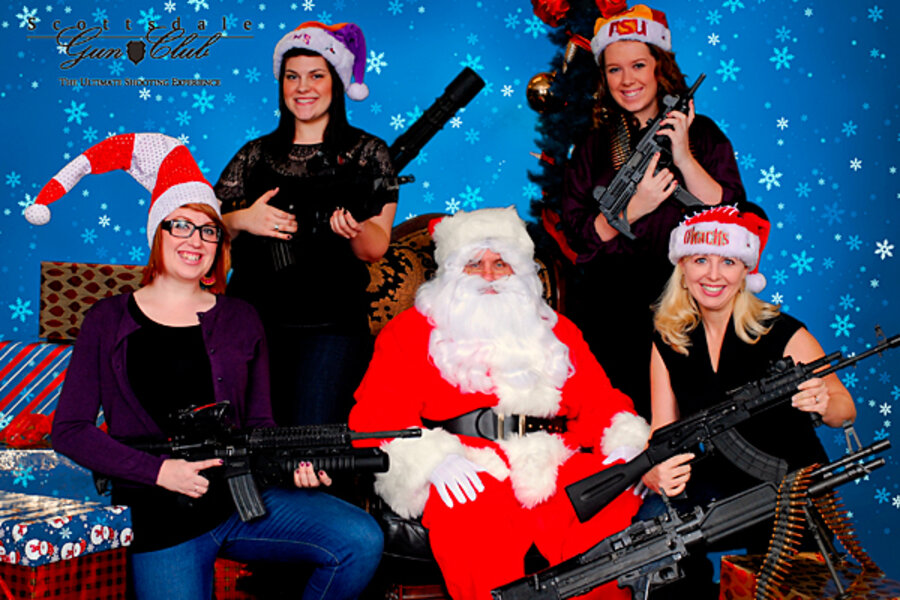 In Arizona, families can get photos with Santa – and an AK-47 ...