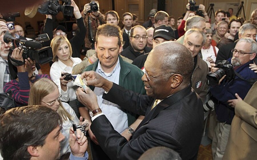 Herman Cain receives Secret Service protection - CSMonitor.com