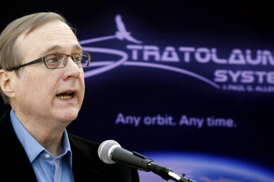 Microsoft billionaire launches new space venture - CSMonitor.com