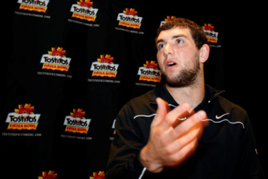 Andrew Luck, sustainability, and unsportsmanlike comments - CSMonitor.com