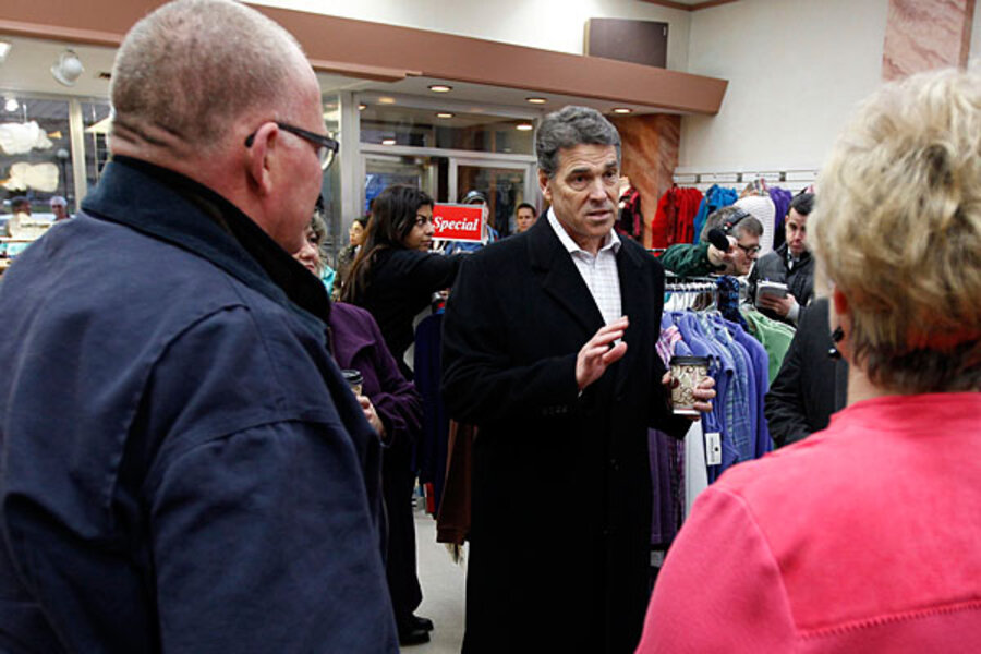 Rick Perry rebound in Iowa: Assisted by veterans? - CSMonitor.com