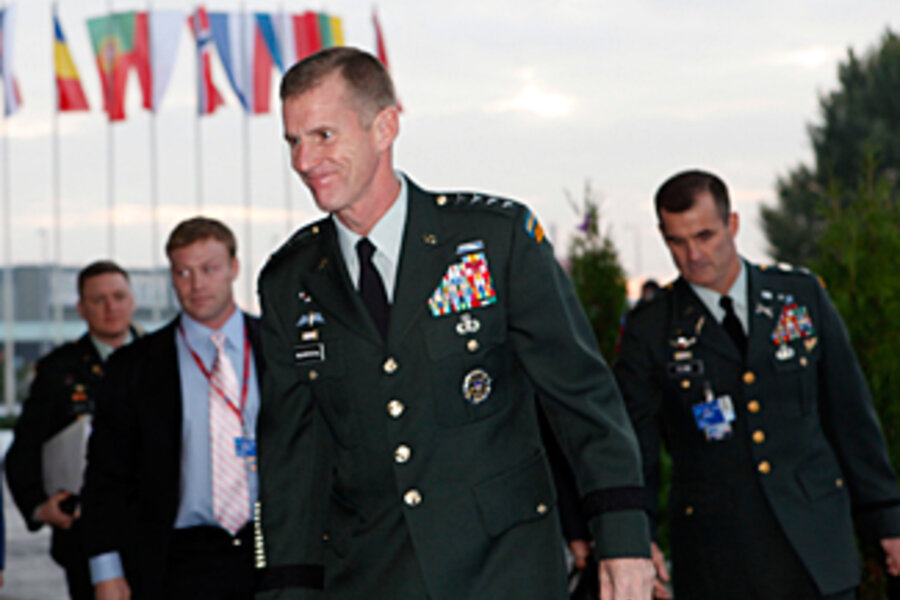 NATO backs McChrystal's Afghanistan strategy - CSMonitor.com