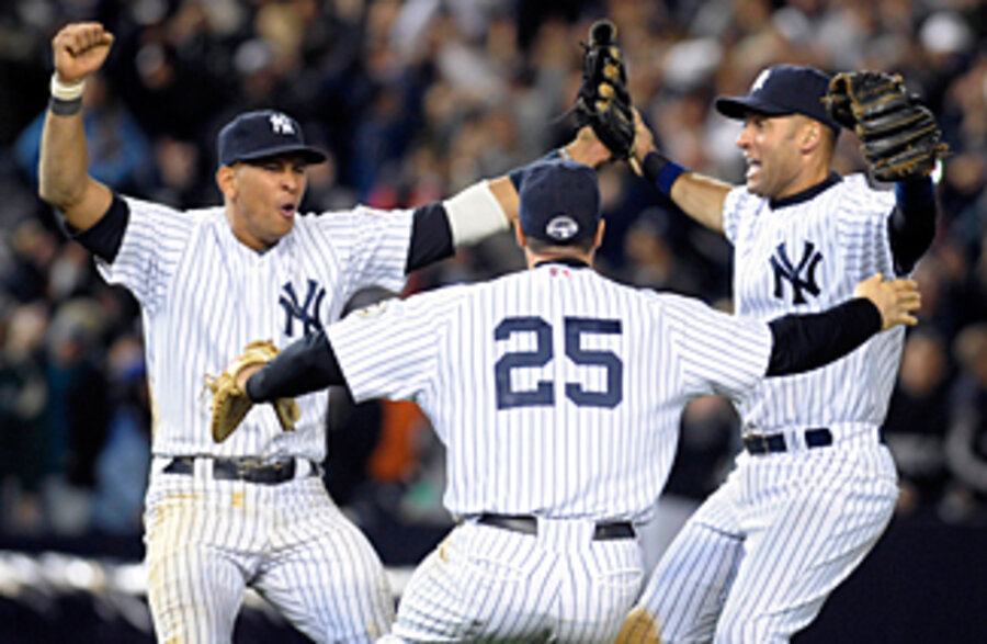 Yankees win the pennant, face Phillies in World Series - CSMonitor.com