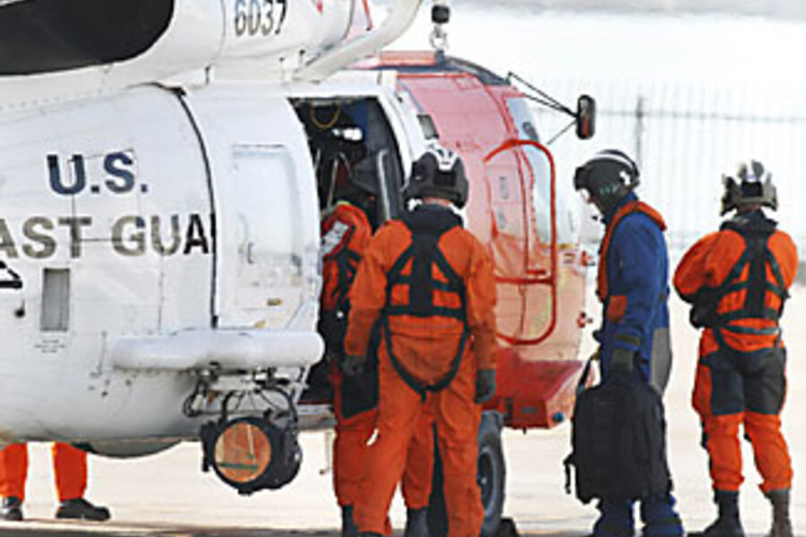 Coast Guard crash: Massive search on for missing nine - CSMonitor.com