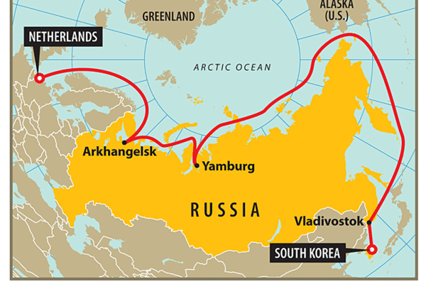 Global warming opens new Arctic shipping lane - CSMonitor.com